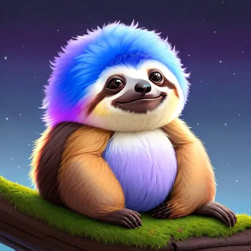 side view, wide view, 7 "colorful, proud, chunky, h... | OpenArt