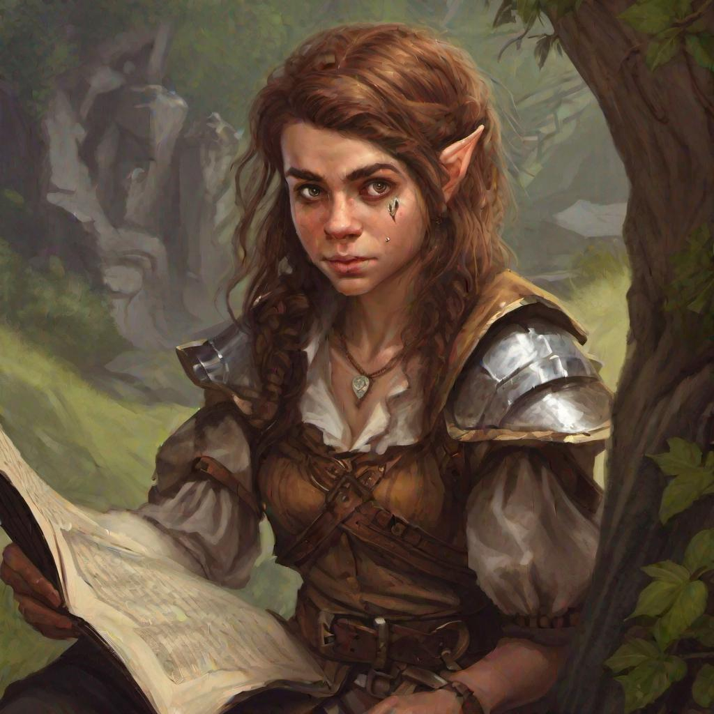 Dungeons and Dragons Halfling Woman Fantasy Realism