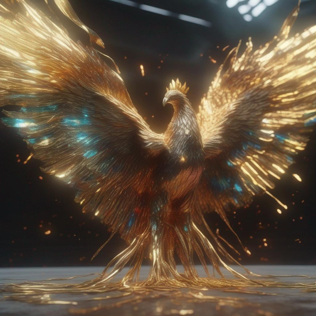 An insanely beautiful Kintsugi Phoenix wide open win...