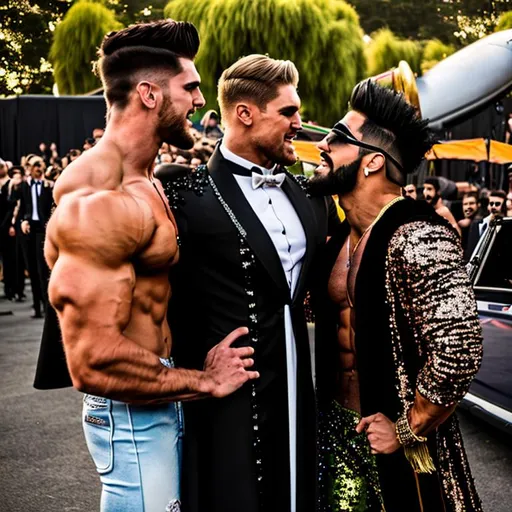 30 foot tall bodybuilder vs 7-foot-tall runway model...