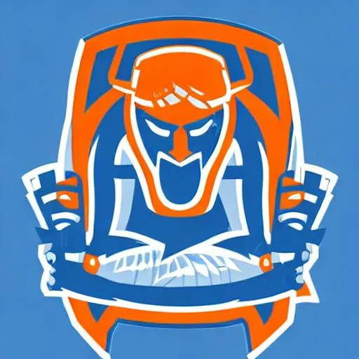 vector magical fist rune, orange, symmetrical, minim... | OpenArt