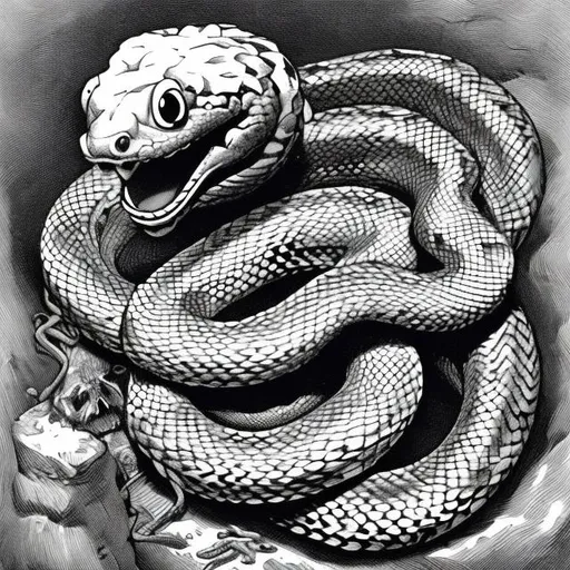 personification of the fear of snakes