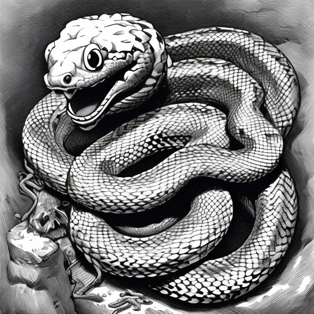 personification of the fear of snakes