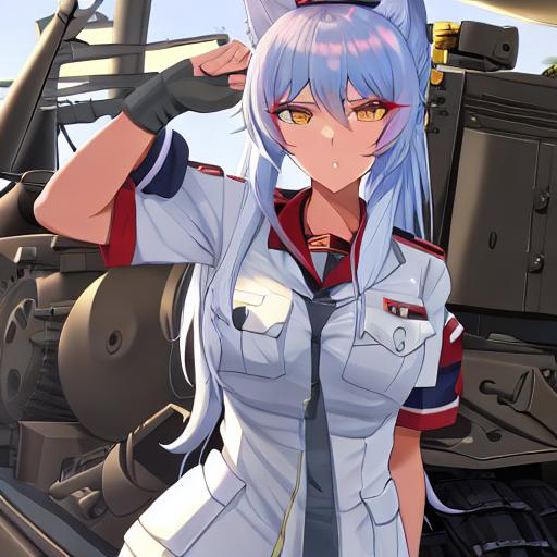 Amina wolf girl in the USA army