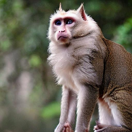 Buffed Monkey Cat | OpenArt