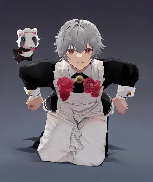 cute male maid | OpenArt