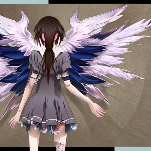 anime girl wings