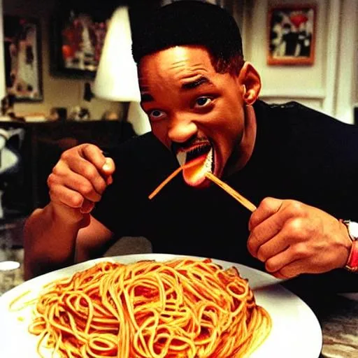 will smith eating spaghetti | OpenArt