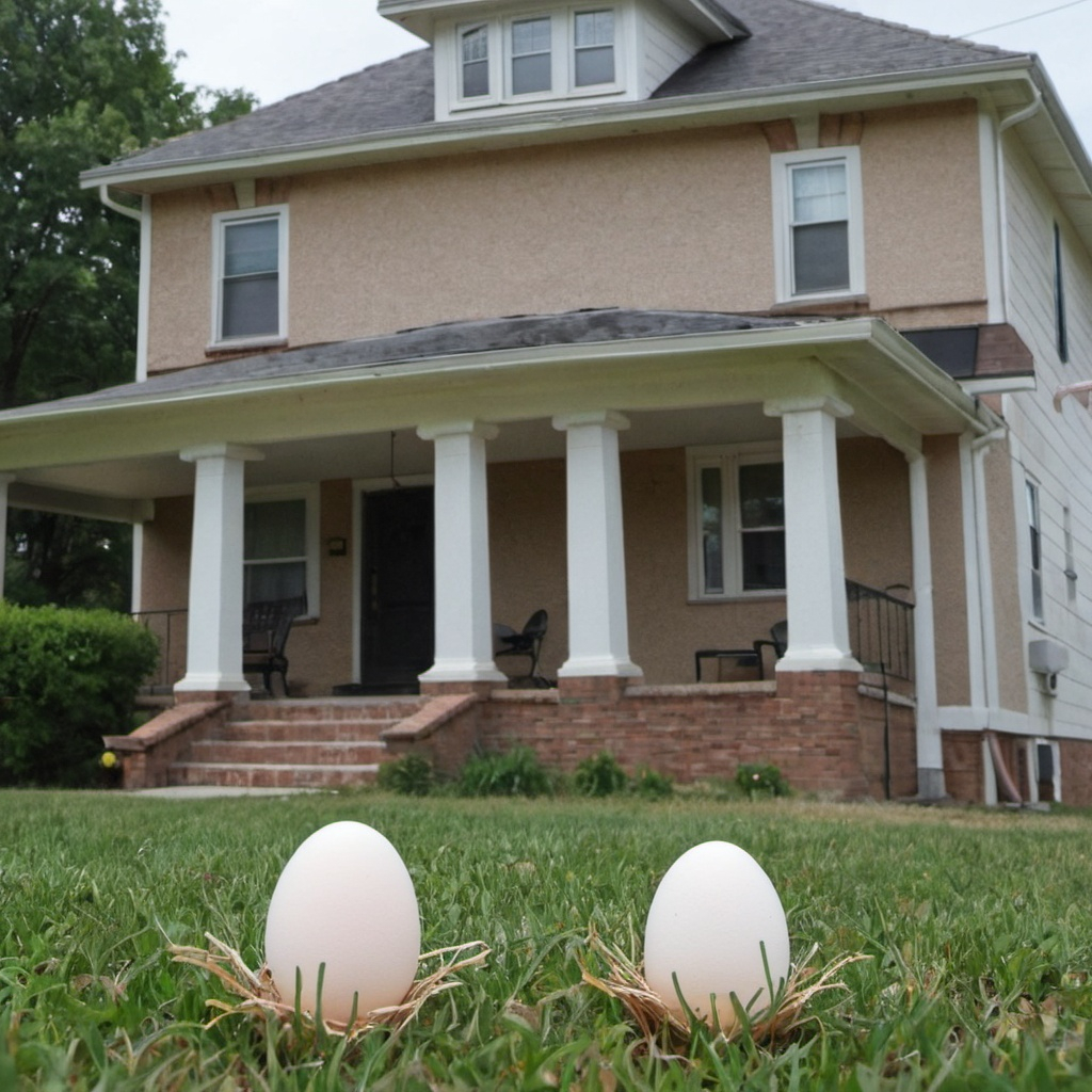 egging a house
