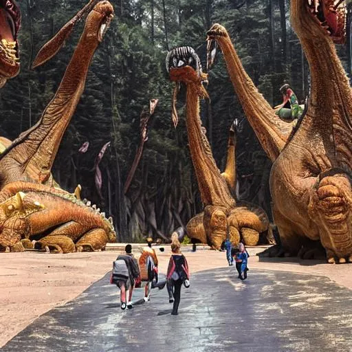 alligator security guards in a busy alien mall, wide... | OpenArt