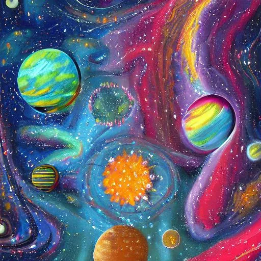 A painting of a parallel universe in a different uni... | OpenArt