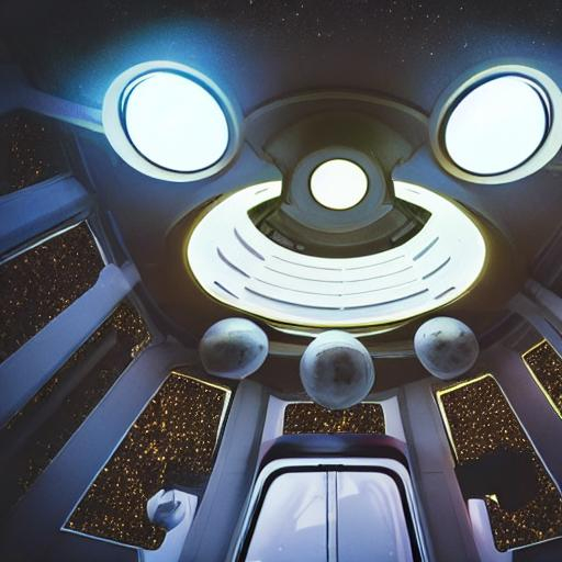 interior of a UFO with aliens inside | OpenArt