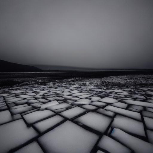 winter mood, cold, darkness, night, emptyness, lost,... | OpenArt