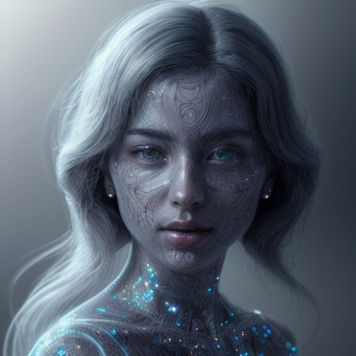 a detailed full body portrait of a woman, a beautifu...