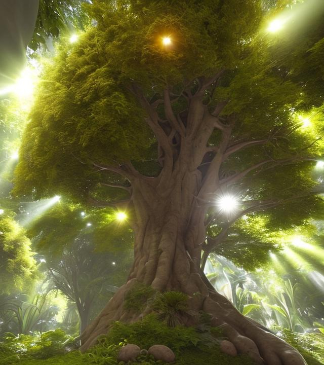 chilean forest, only chilean plants, a quillaia tree...