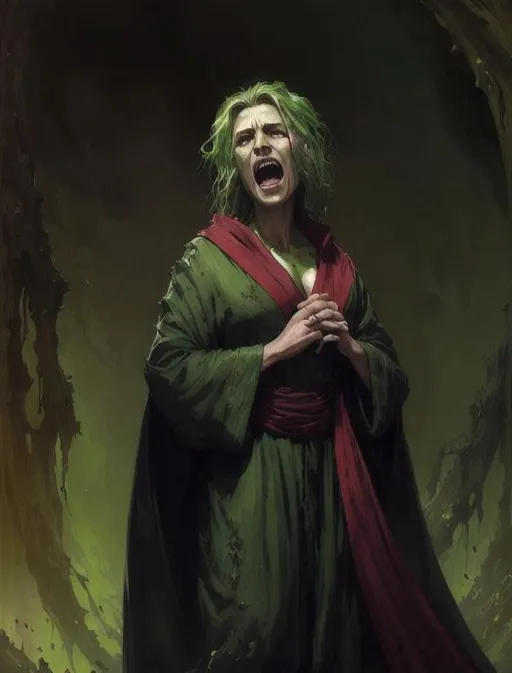 Full body portrait, ultra realistic screaming face,... | OpenArt