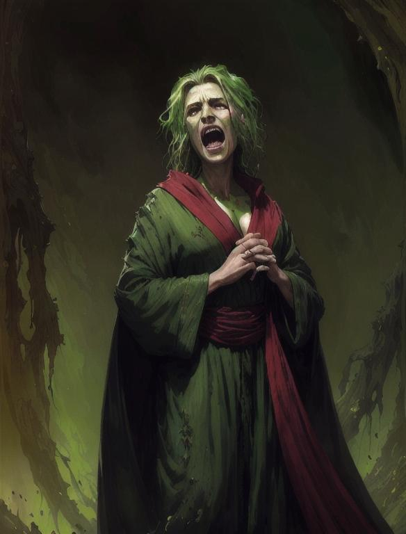 Full body portrait, ultra realistic screaming face,... | OpenArt