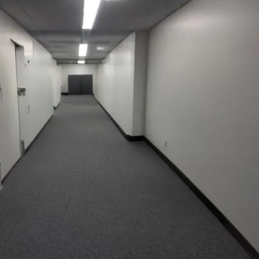 cyberpunk Liminal space, the backrooms, office, aban... | OpenArt