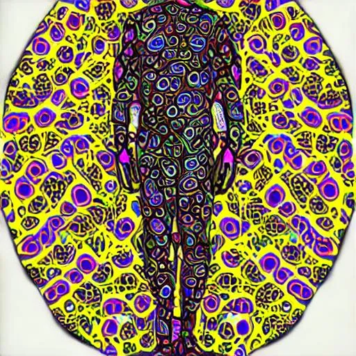 A human form made of patterns | OpenArt