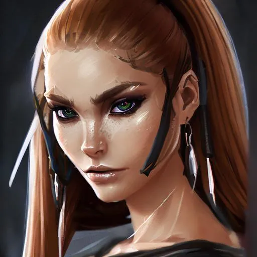 Design an IMVU avatar that represents a fierce warri...