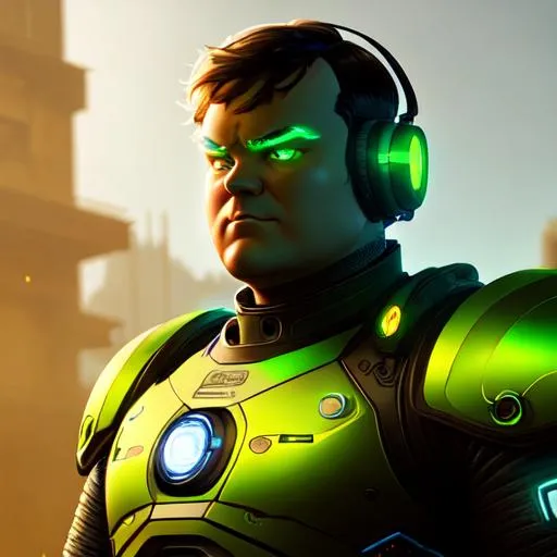 CREEPY Android man , Jack Black, Pixar Style Eyes, G... | OpenArt