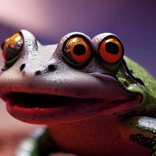 frog on mars, horrifying, haunting eyes, long decaye... | OpenArt