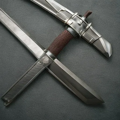 picture a of a full longsword with runes inscribed i... | OpenArt