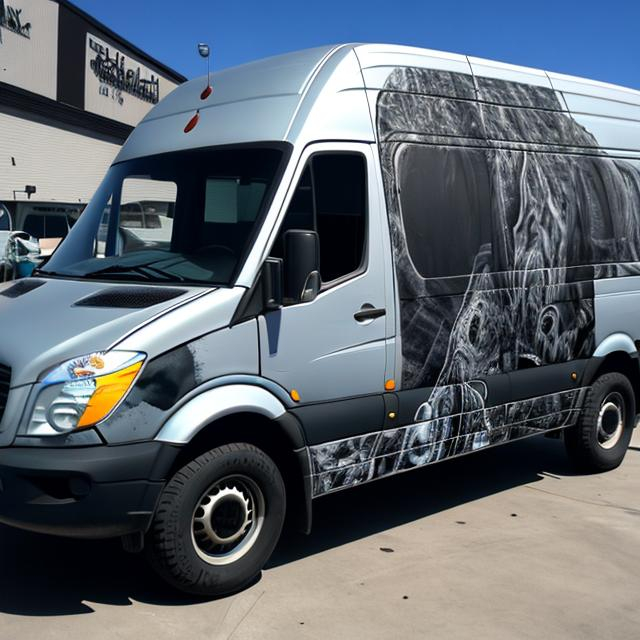 Black and grey topographic art vehicle wrap for a 20... | OpenArt