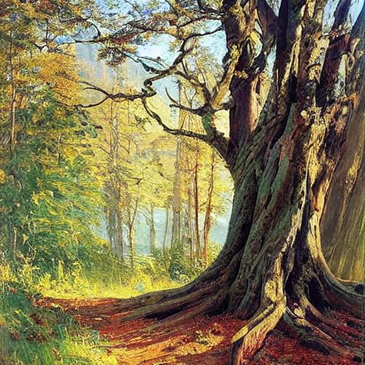 Old tree, landscape, beautiful artwork by Peder Mor... | OpenArt
