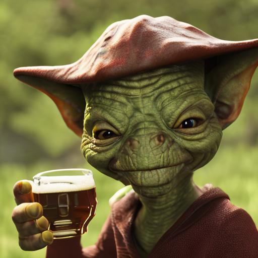 goblin drinking beer | OpenArt