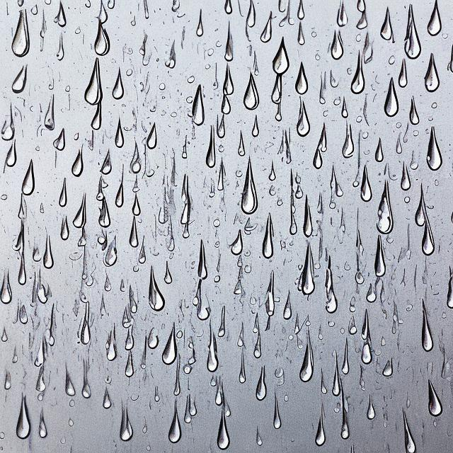 Rain drops drawing