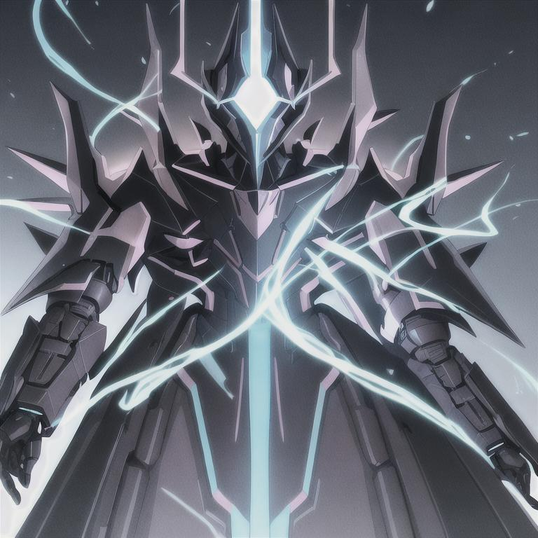 Dark Ritual lord with sci-fi suit, futuristic, black...