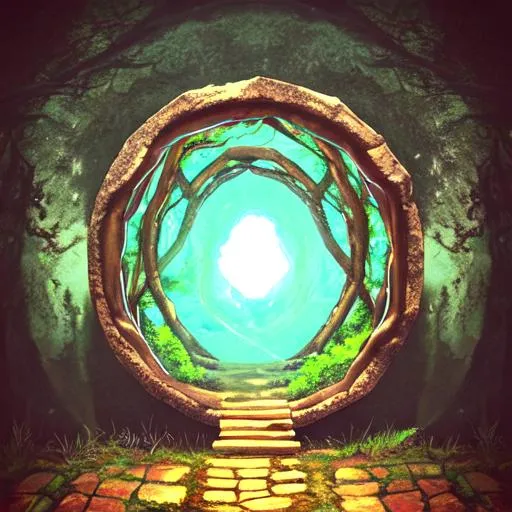 a portal to another place, | OpenArt