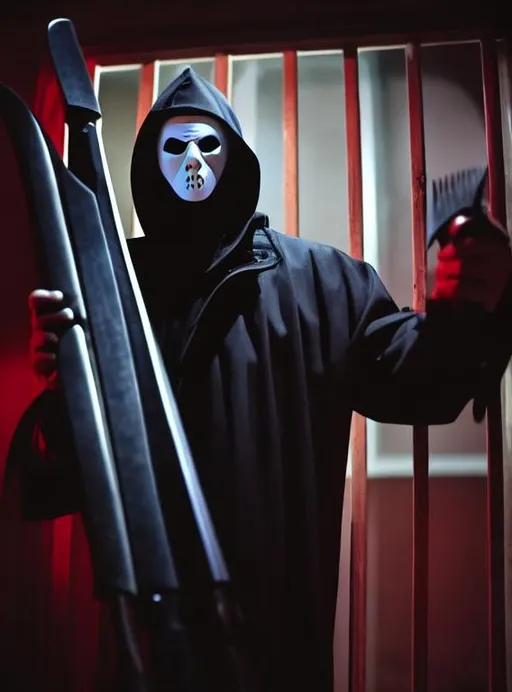 Ghostface from Scream in Saints Row, guns, cartoony,... | OpenArt