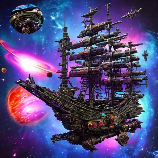 space pirate ship cosmic energy