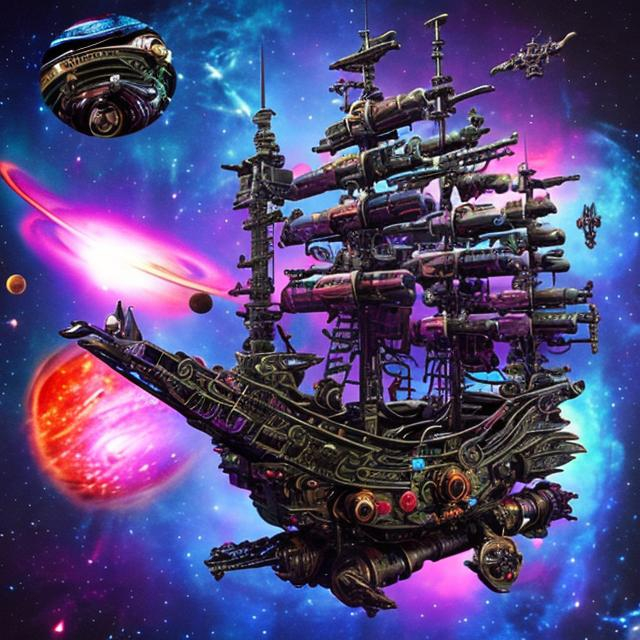 space pirate ship cosmic energy