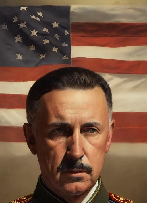 Portrait of francisco franco info with brown hair an... | OpenArt