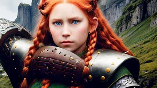 Teen, Male, Dwarven, Celtic, Dwarf, Irish, Auburn Ha... | OpenArt