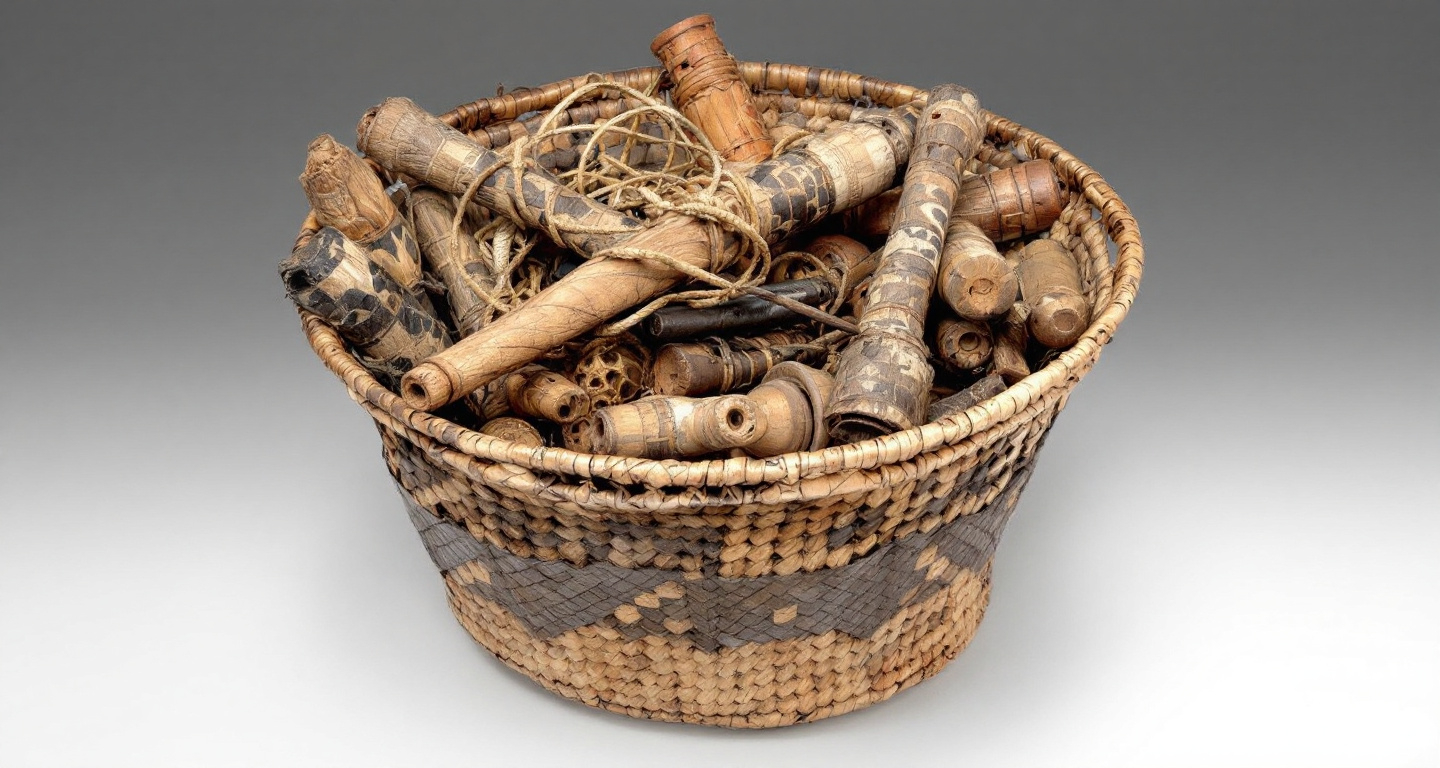 16th century mopple basket filled with huitres, scha...