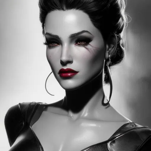 full body drawing by J. Scott Campbell and frank fra...