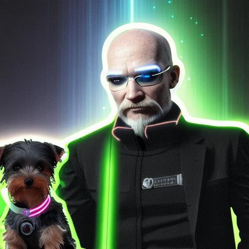 image of cyborg Thomas hobbes with mutant yorkie ter... | OpenArt