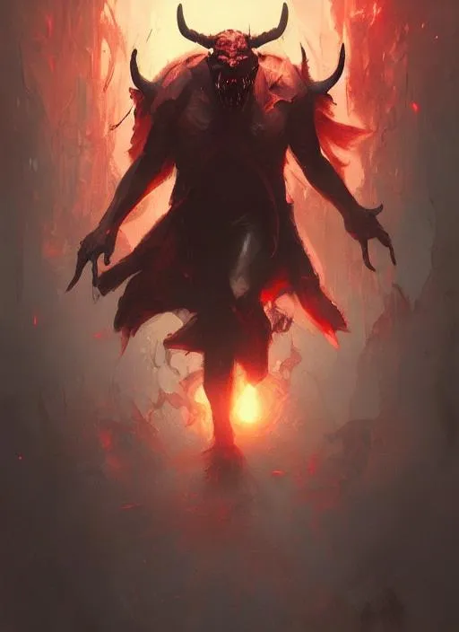 wolf, undead, chilling, fierce, snarling, red glow,... | OpenArt