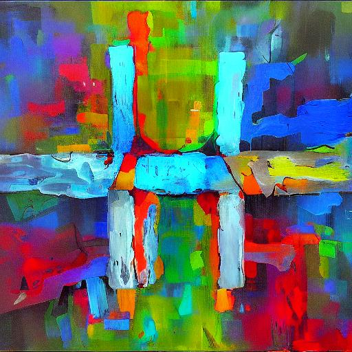 abstract art of knowledge is power