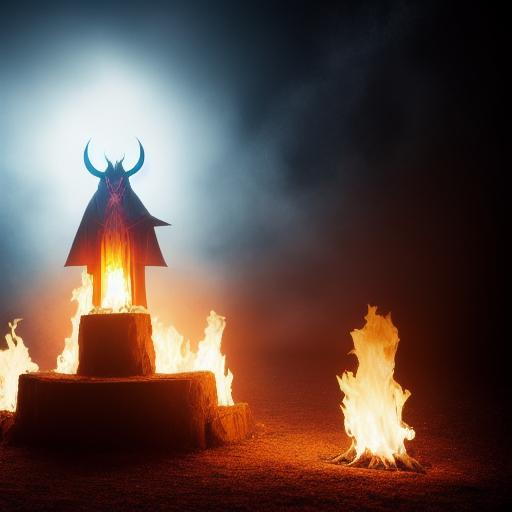 Breathtakingly detailed Image of a satanic cult memb... | OpenArt