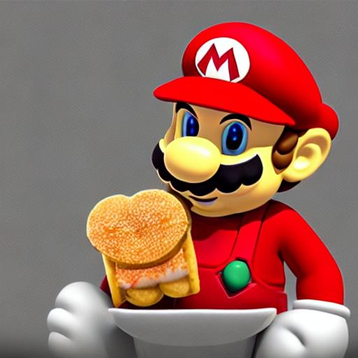 mario as a mcdonald's meal toy