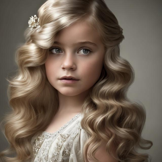 The young girl's hair has the versatility to be fash... | OpenArt