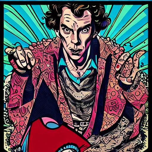 Retro comic style artwork by tim burton, highly deta... | OpenArt