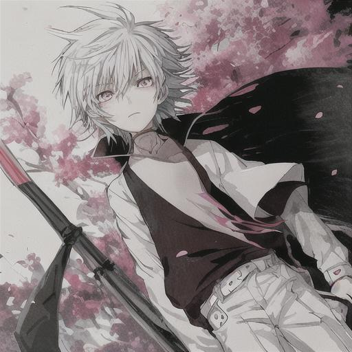 Anime Boy With Knife