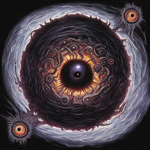 Azathoth, center of the universe, black hole, cosmos... | OpenArt