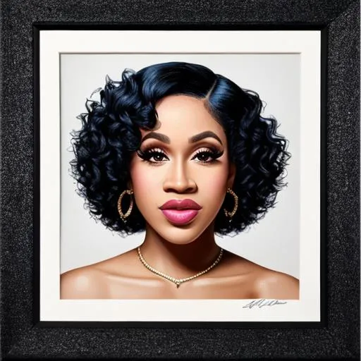 Cardi. B, portrait, Hyper realistic | OpenArt